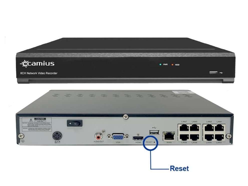 Reset Camius DVR, NVR Password | Easy Steps For Password Reset