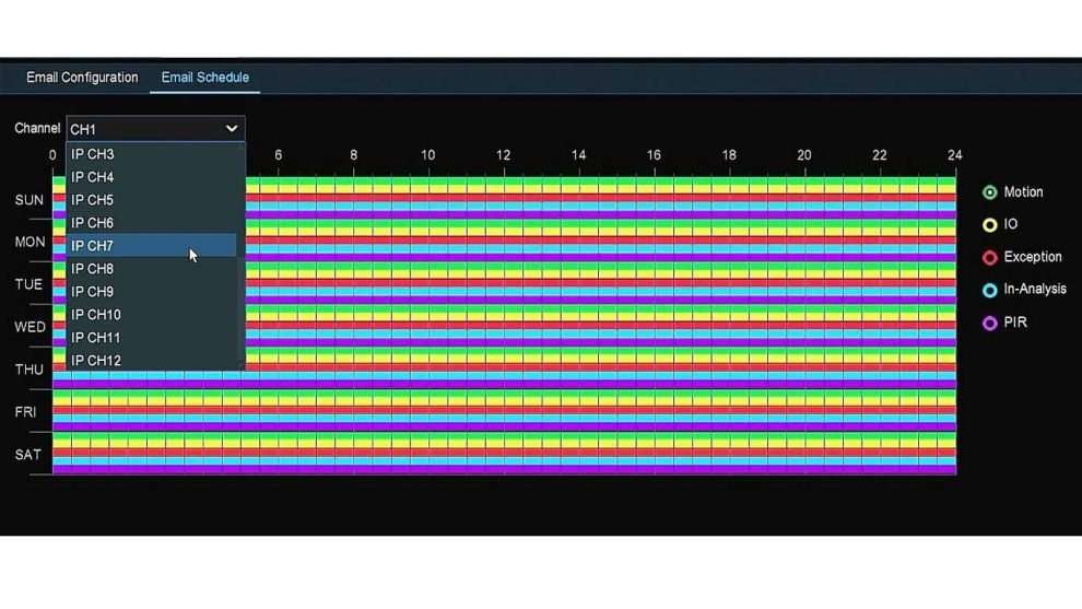 4K DVR 16 Channel With 8TB HDD Storage For BNC, IP Cameras