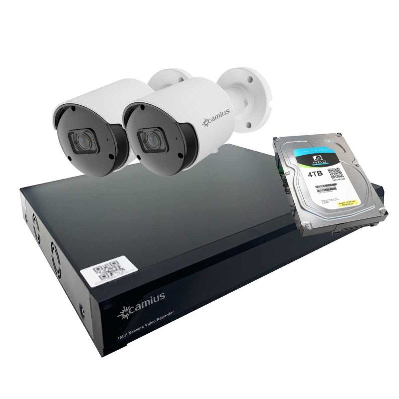 2 Camera PoE NVR Kits - Camius