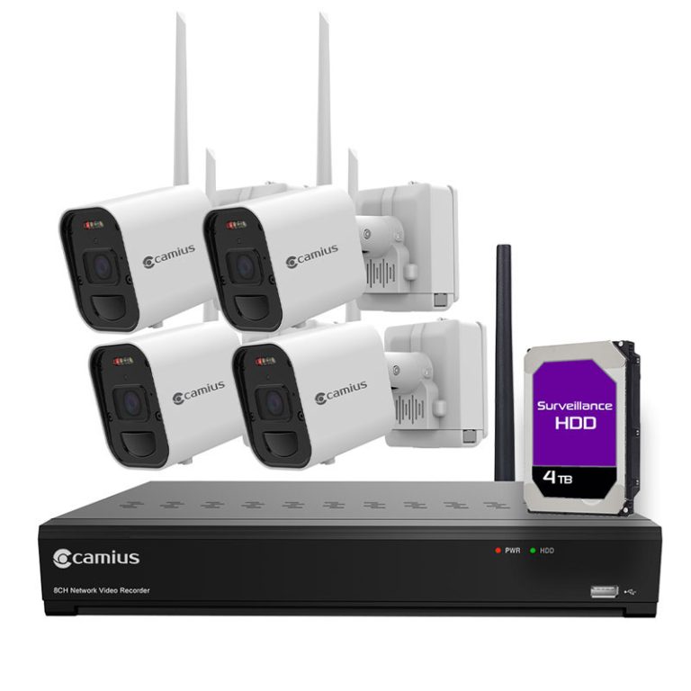 4K Wireless Security Camera Outdoor Kits – No Monthly Fees